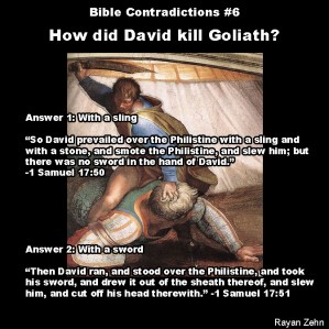 Bible Contradictions #6: How did David kill Goliath? | The Atheist Papers